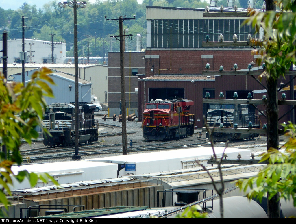 The Norfolk Southern Heritage Unit at Enola Diesel Shop